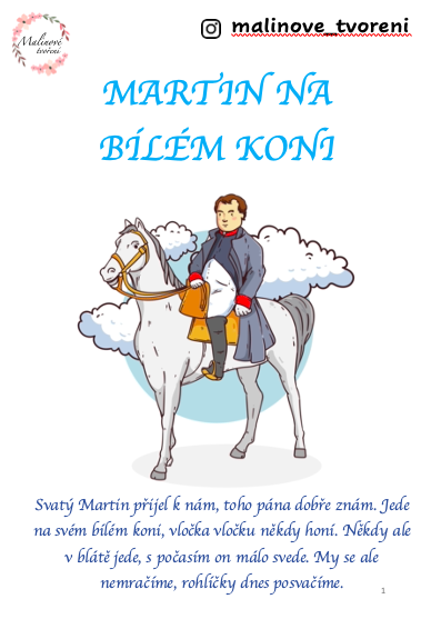 MARTIN NA BÍLÉM KONI - Etická výchova | UčiteléUčitelům.cz